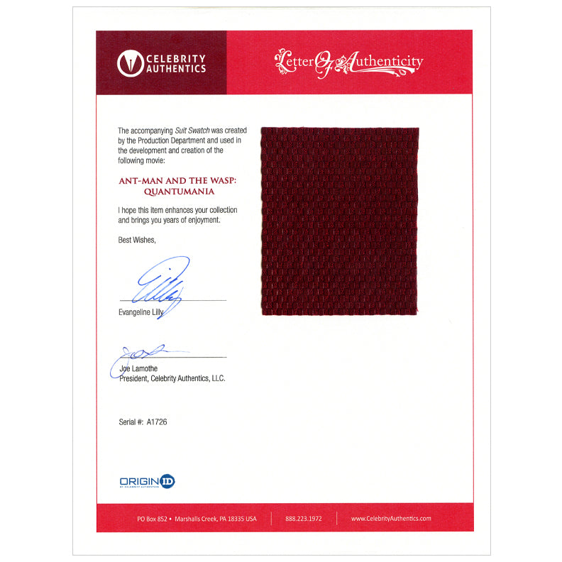 2023 Ant-Man And The Wasp: Quantumania Production Made Ant-Man Suit Fr – Celebrity Authentics