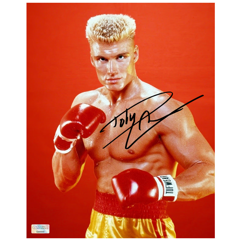Dolph Lundgren Autographed 1985 Rocky IV Ivan Drago 8x10 Studio Photo ...