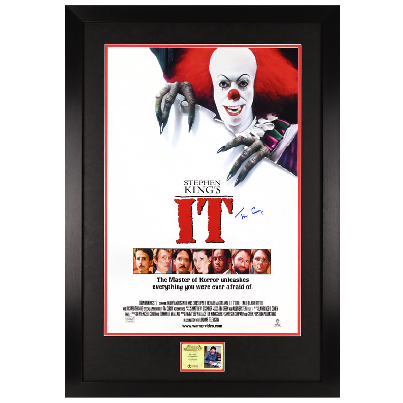 Tim Curry Autographed 1990 Stephen King's IT 16x24 Poster – Celebrity ...