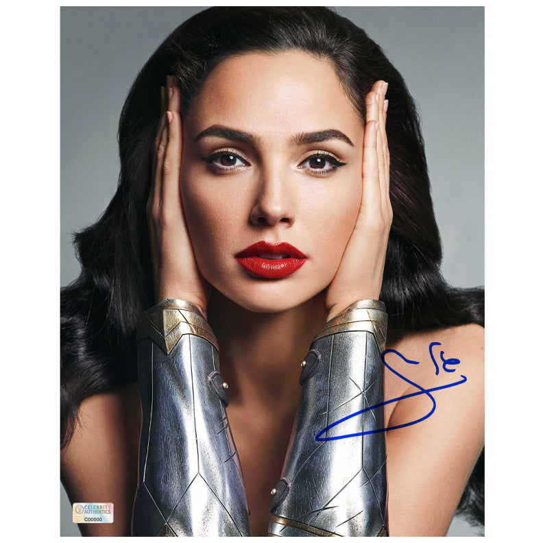 Gal Gadot Autographed 2017 Wonder Woman 8x10 Promo Photo – Celebrity Authentics