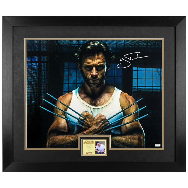 Hugh Jackman Autographed 2009 X-Men Origins: Wolverine Battle Ready 16 ...