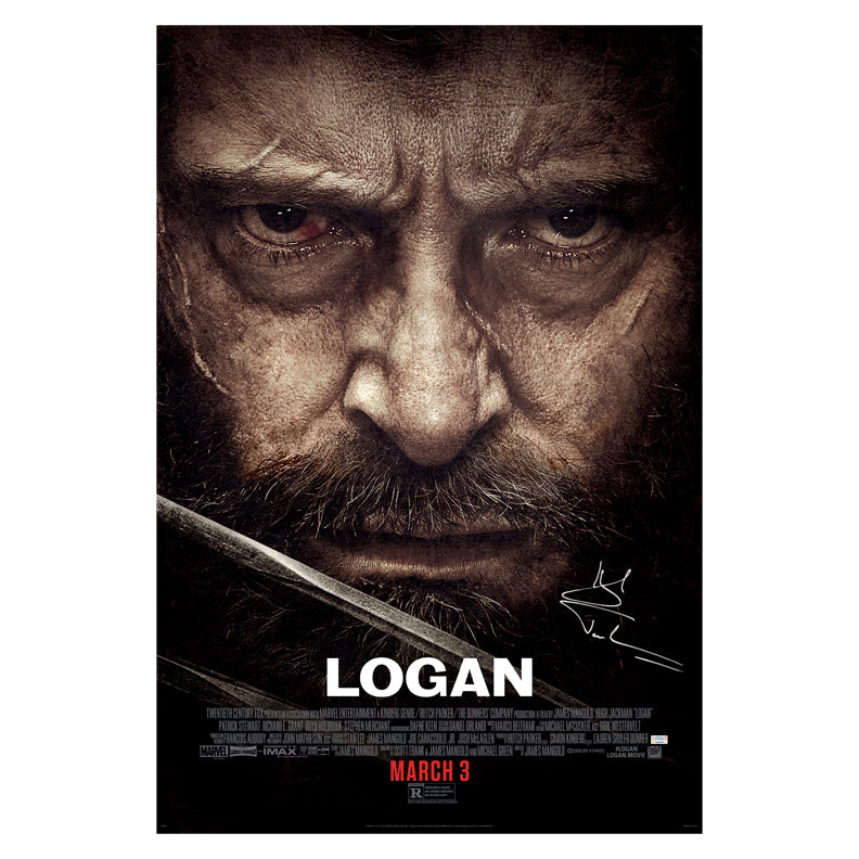 Hugh Jackman Autographed 2017 Logan Original 27x40 Double-Sided Final ...