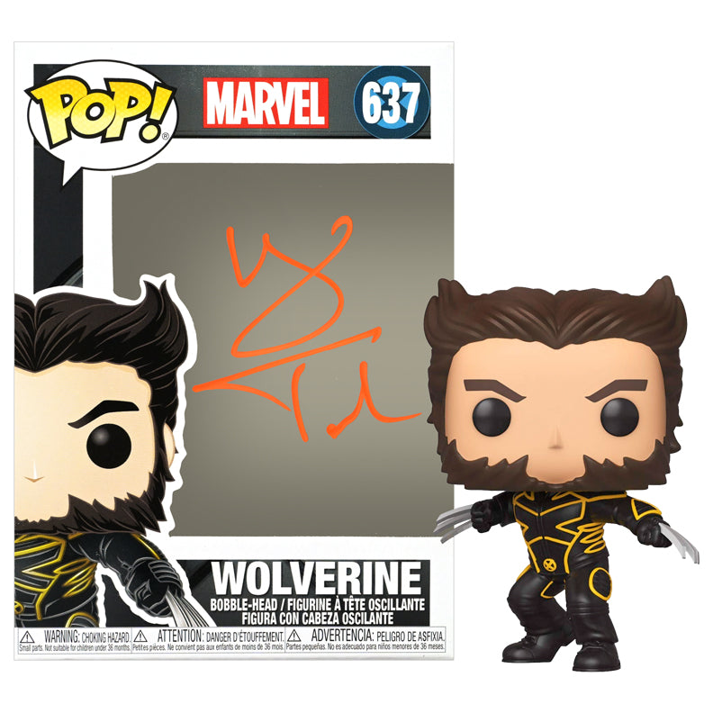 Hugh Jackman Autographed Funko Wolverine Pop Vinyl Figure #637 ...