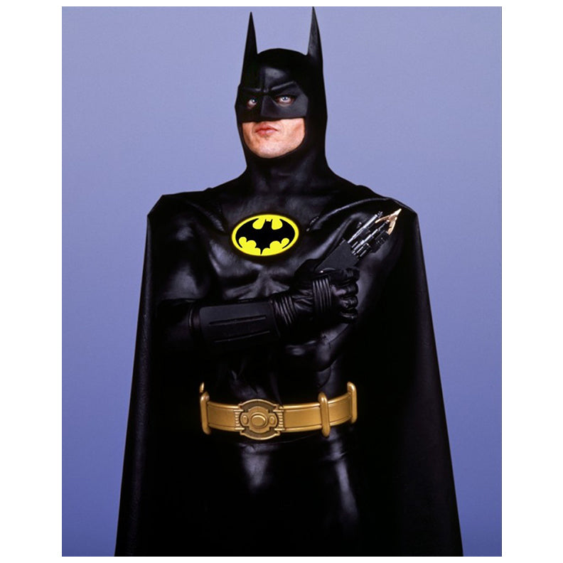 Michael Keaton Autographed 1989 Batman with Grapnel 8x10 Studio Photo – Celebrity Authentics