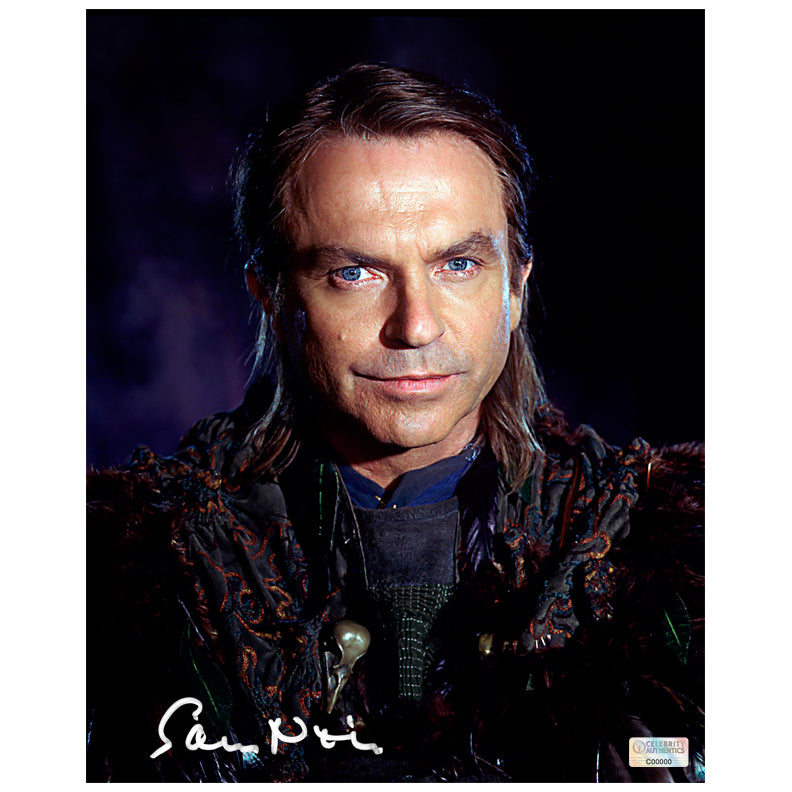Sam Neill Autographed 1998 Merlin 8x10 Photo – Celebrity Authentics