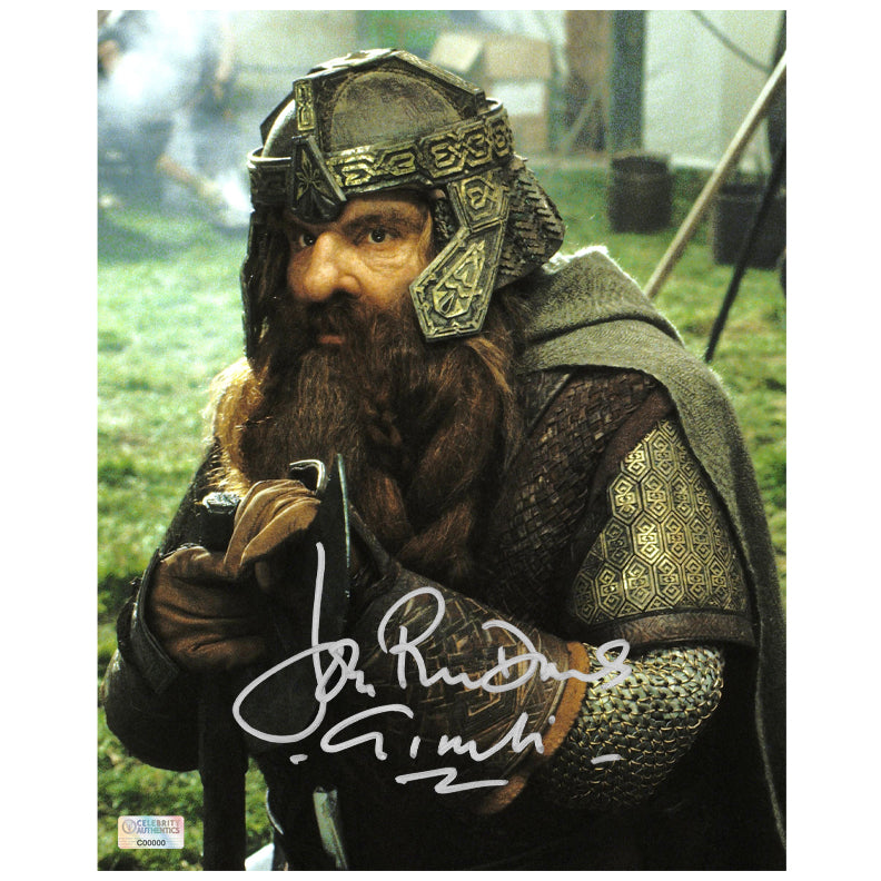 John Rhys-Davies Autographed Lord of the Rings 8x10 Scene Photo ...