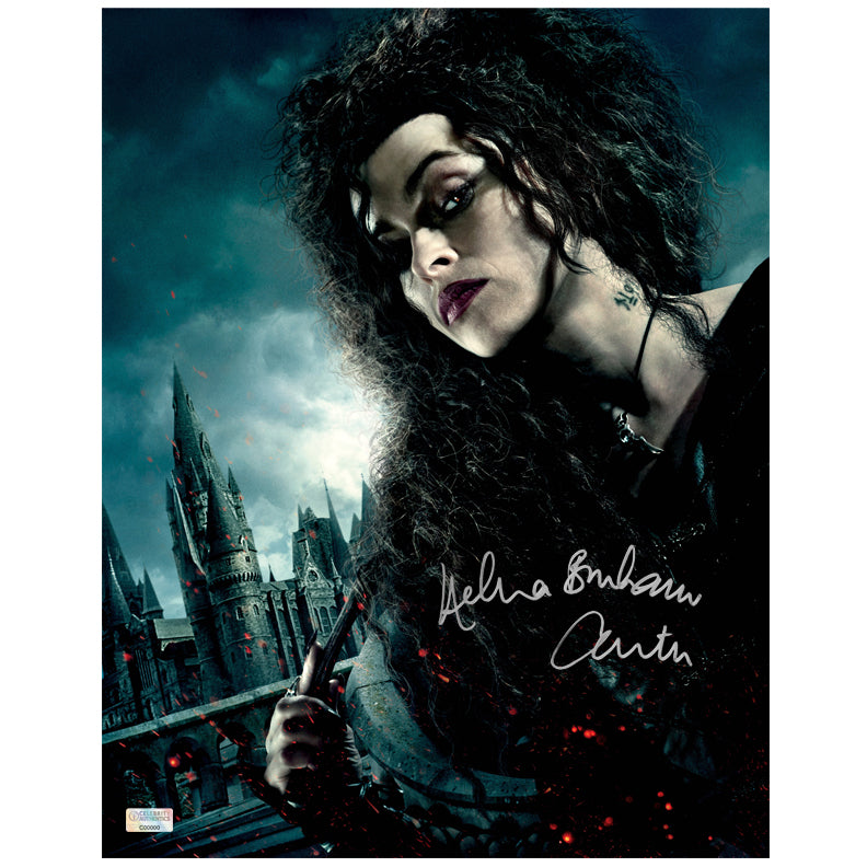 Helena Bonham Carter Autographed Harry Potter Bellatrix Lestrange 11x1 ...
