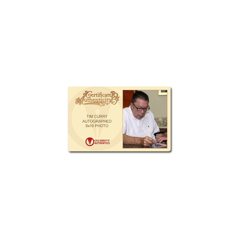 Tim Curry Autographed It Pennywise 8x10 Photo – Celebrity Authentics