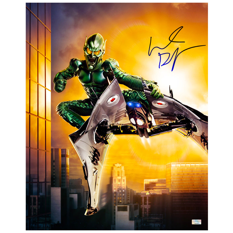Willem Dafoe Autographed 2002 Spider-Man Green Goblin Glider 16x20 Pho ...