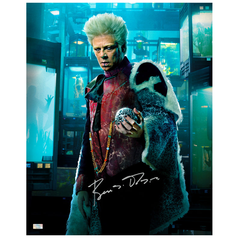 Benicio Del Toro Autographed 2014 Guardians of the Galaxy The Collecto ...
