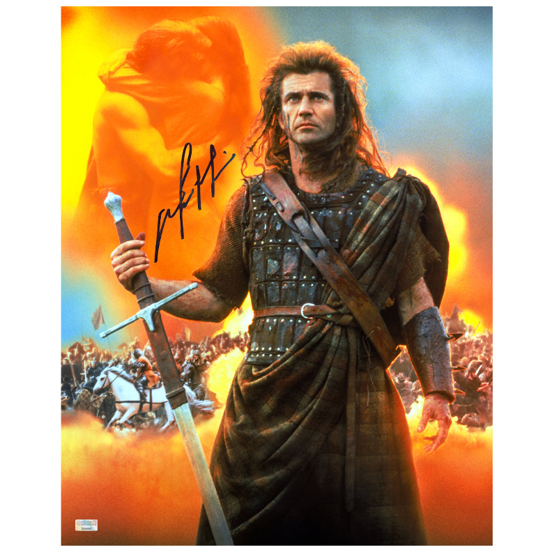Mel Gibson Autographed 1995 Braveheart 16x20 Photo – Celebrity Authentics