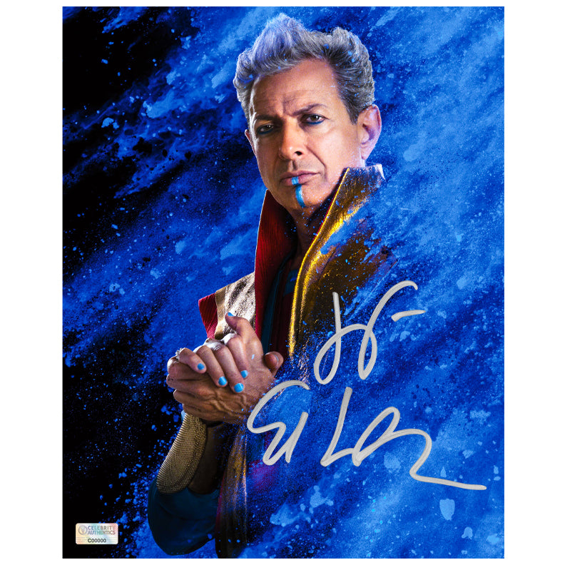 Jeff Goldblum Autographed Thor: Ragnarok Grandmaster 8x10 Photo ...