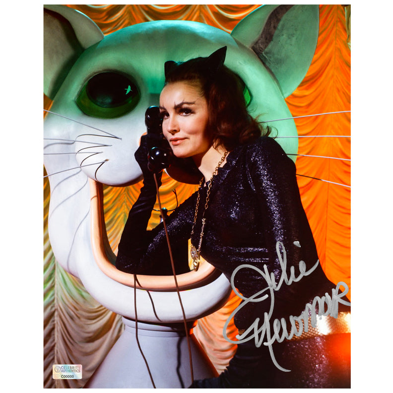 Julie Newmar Autographed Batman Catwoman's Lair 8x10 Photo – Celebrity ...