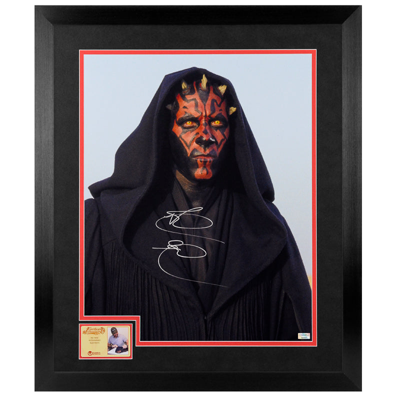 Ray Park Autographed Star Wars The Phantom Menace Darth Maul 16x20 Pho ...