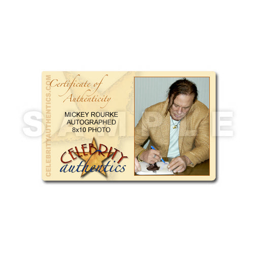 Mickey Rourke Autographed Attitude and Style 8x10 Photo – Celebrity ...