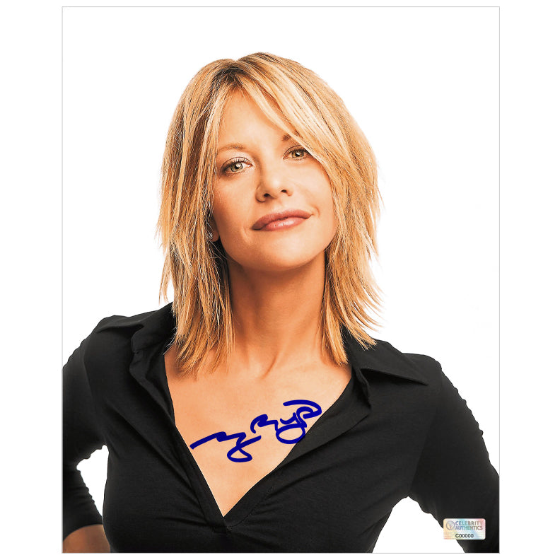 Meg Ryan Autographed 8x10 Studio Photo – Celebrity Authentics
